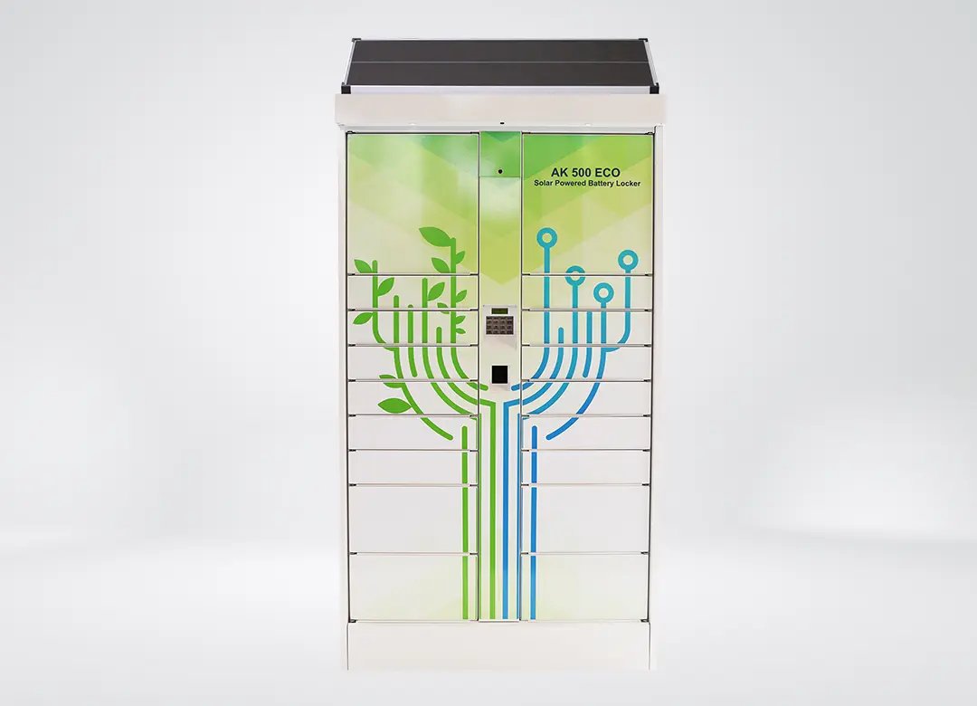 Solar-Powered Parcel Locker | Autonomous Battery Locker
